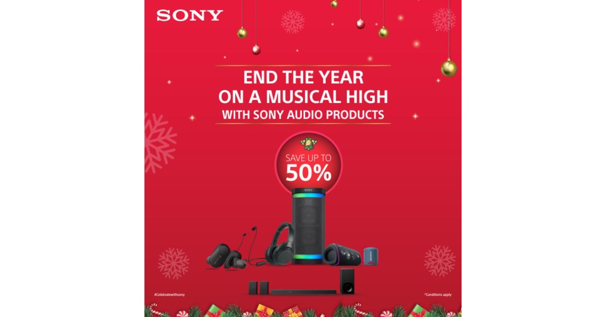 Sony India announced Christmas and New Year offers on its products