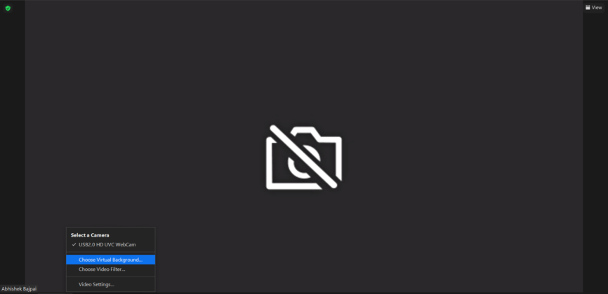 How to play a video in loop during a Zoom call to fake attend a meeting