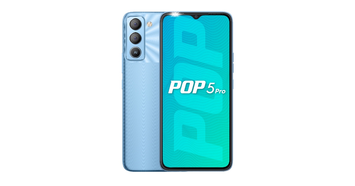 Tecno Pop 5 Pro with 6,000mAh battery launched in India