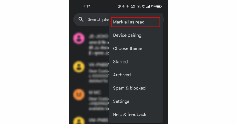 Top 4 ways to mark text messages as read on Android (2024)