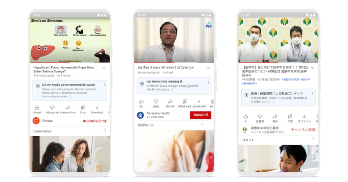 YouTube released new health features in India to allow users identify ...
