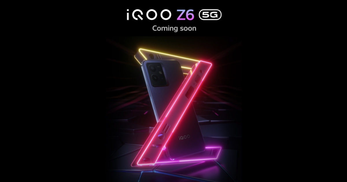 iQoo Z6 5G smartphone confirmed to launch in a few days in India