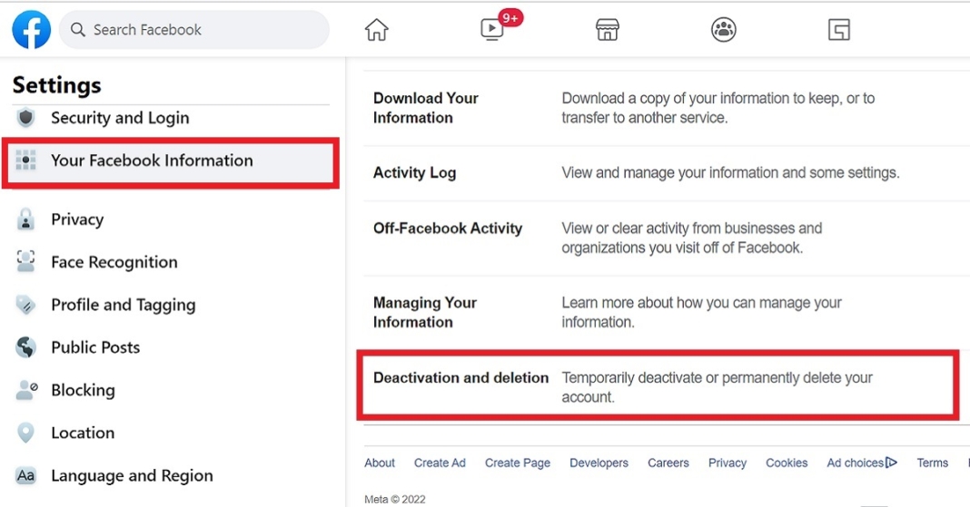 How To Delete Facebook Account On PC And Mobile (2022)?