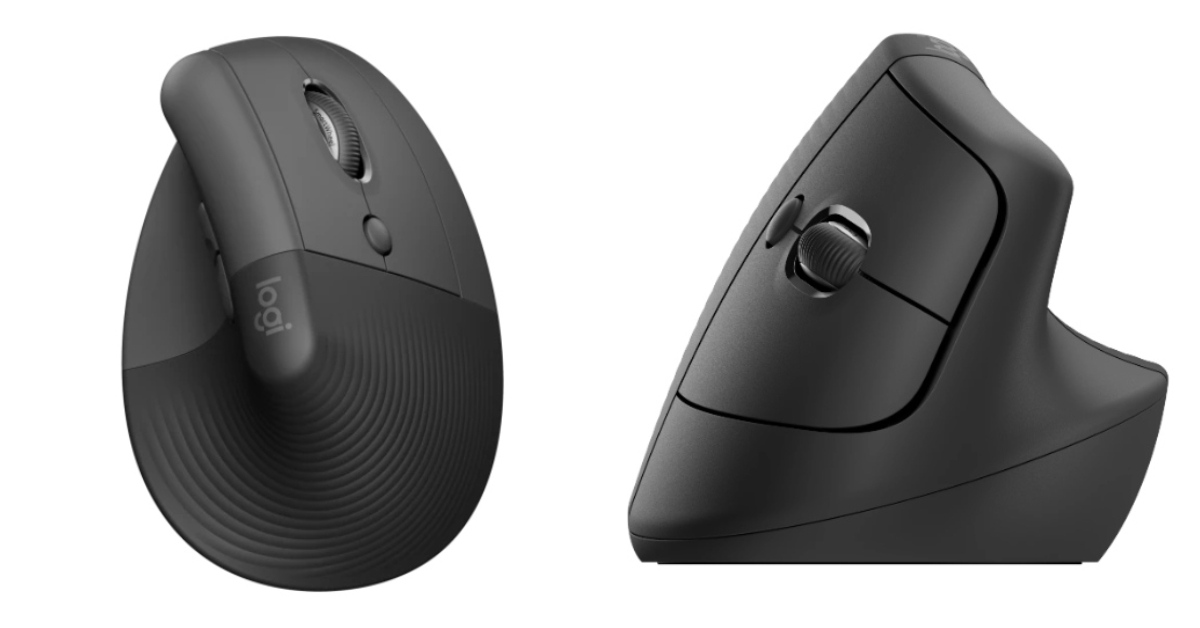 Logitech launched the Lift mouse with a 57-degree vertical design launched