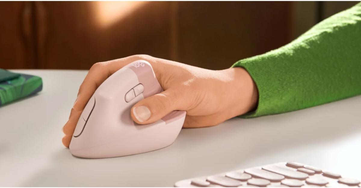 Logitech launched the Lift mouse with a 57-degree vertical design launched
