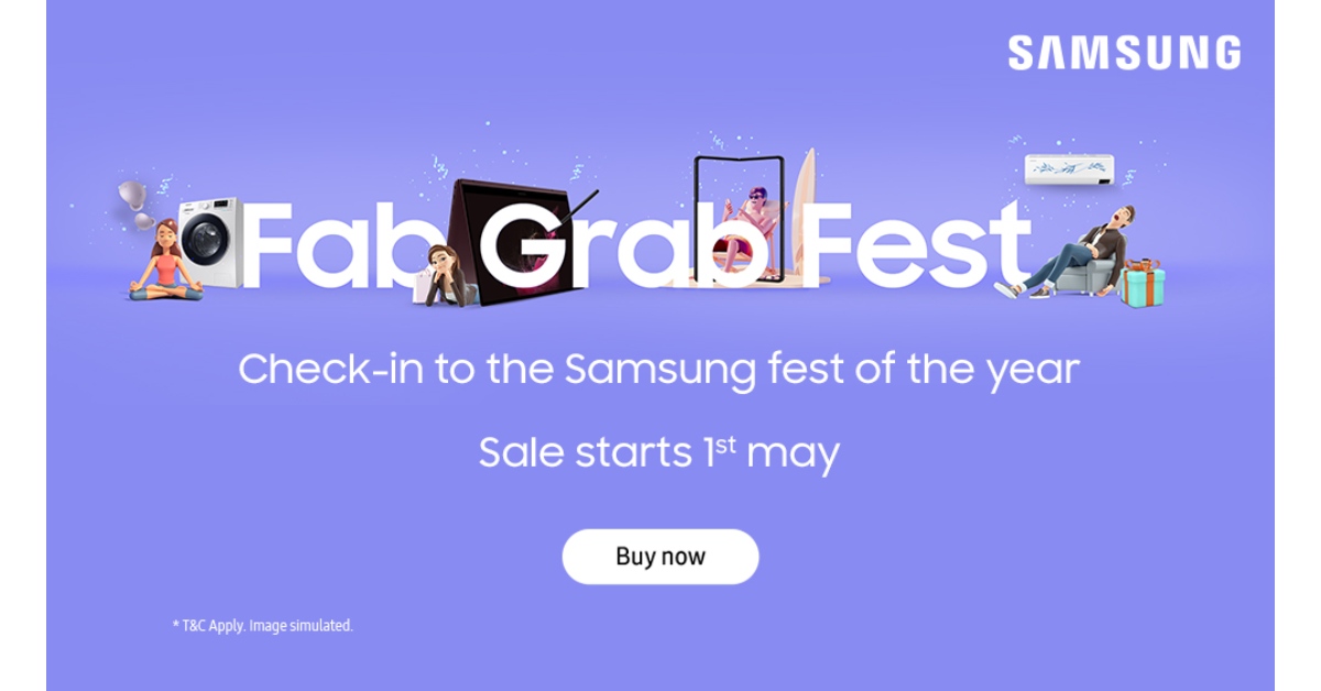 Samsung Fab Grab Fest goes live, up to 60 percent off on smartphones ...