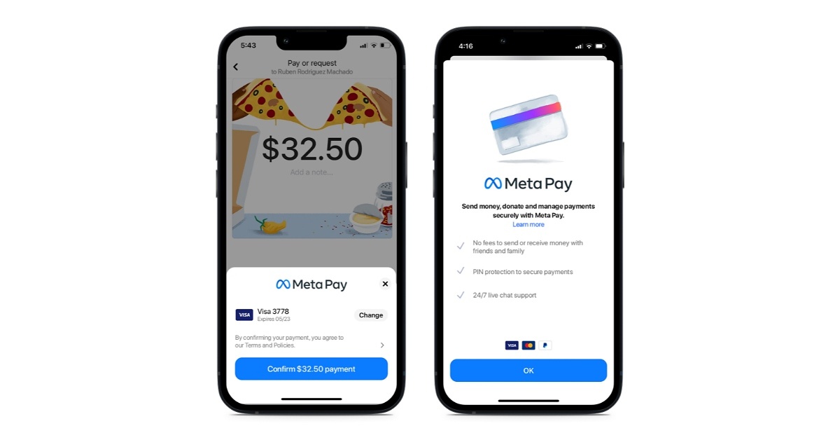 Meta Pay was launched to enable digital payments in the Metaverse