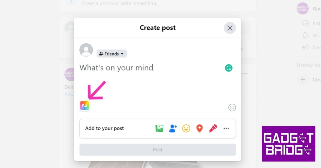 Top 3 ways: How to Add Custom Backgrounds to a Facebook Post?