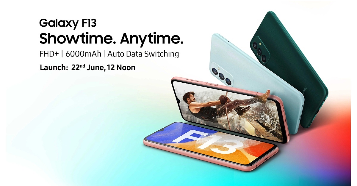 Samsung Galaxy F13 India launch to take place on June 22