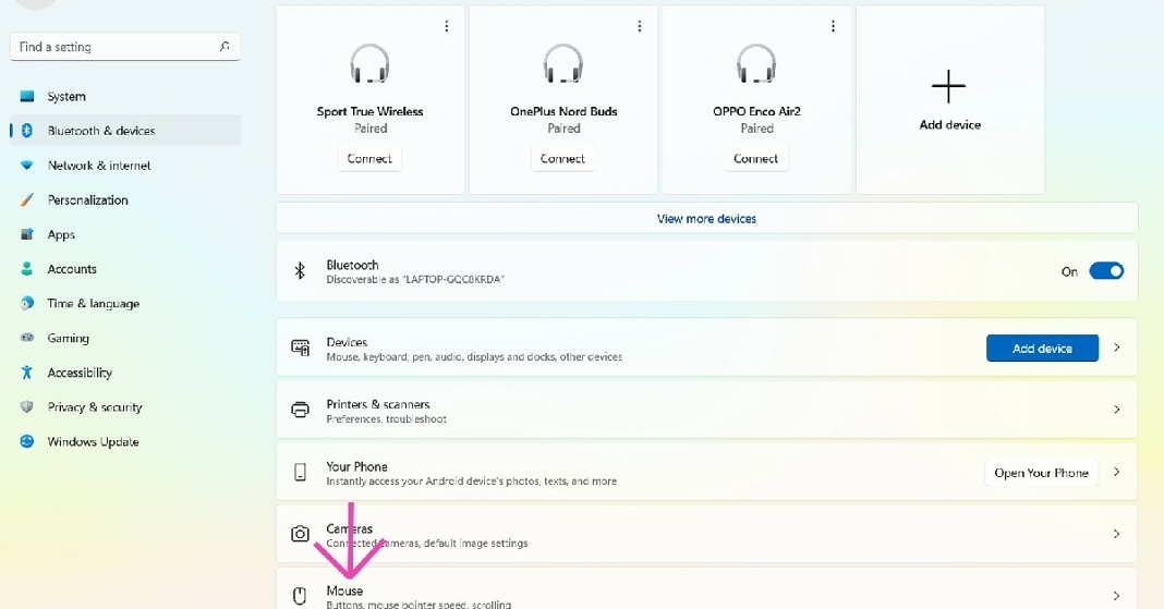 How to change the mouse pointer speed in Windows 11?