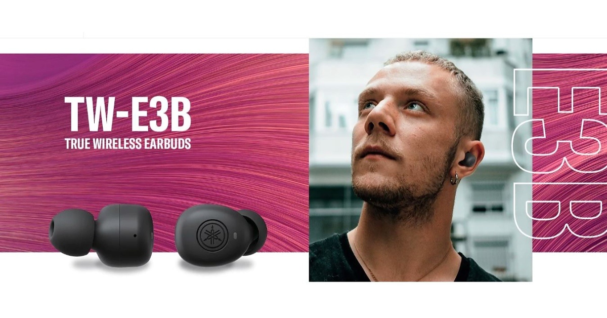 Yamaha announced the launch of TW-E3B and TW-E5B TWS earbuds in India
