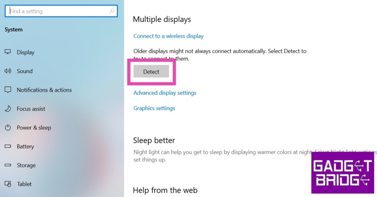 Best methods to fix Windows 10 Not Detecting HDMI TV or Monitor