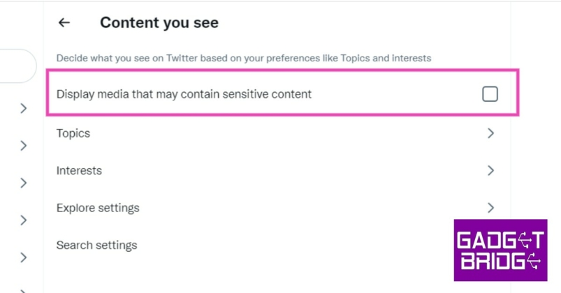 How to Turn Off Sensitive Content Warning on Twitter