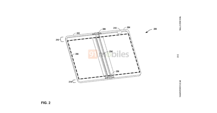 Google Foldable Phone patent shows Galaxy Fold-like design