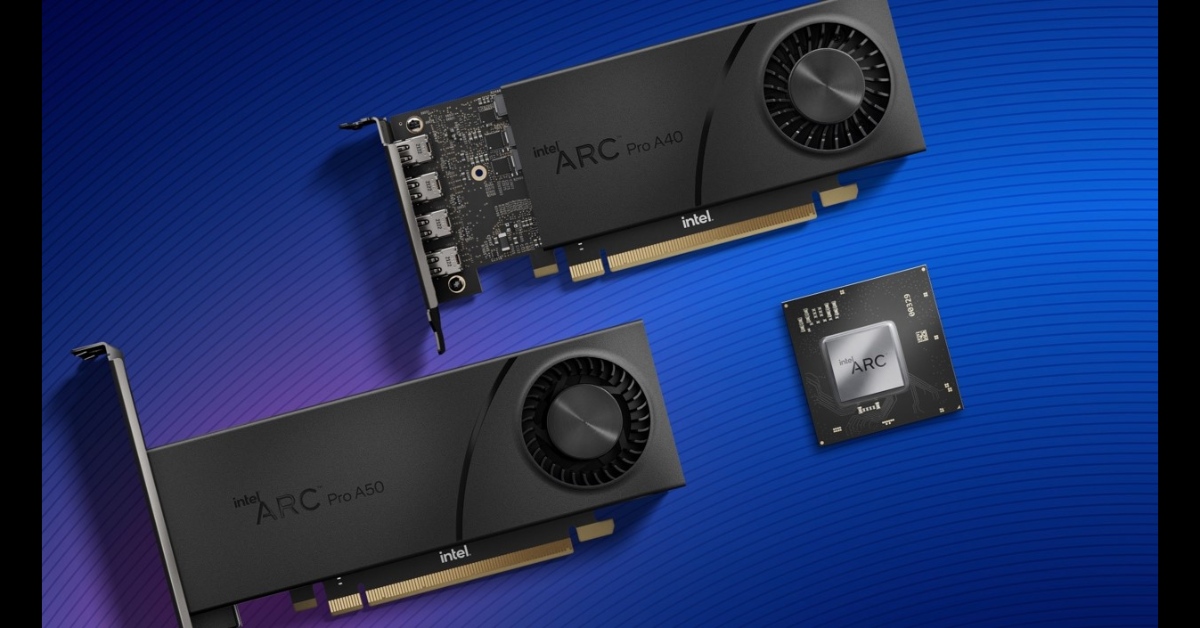 Intel introduces Arc Pro A-series graphics processing units (GPUs)