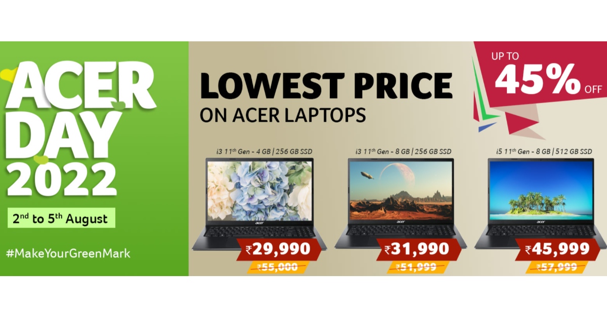 Acer Day Sale begins in India: Deals to look out for