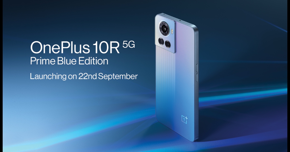 OnePlus 10R 5G Prime Blue Edition India launch to take place on ...