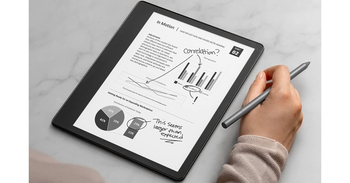 Amazon introduces a new Kindle Scribe with a 10.2-inch display and pen