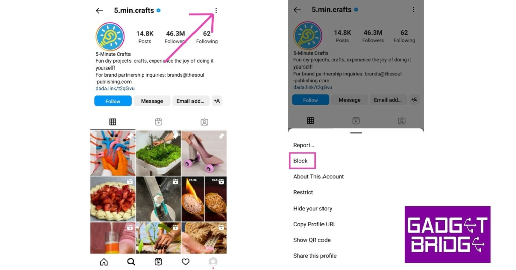 How to block or unblock someone on Instagram? (2022)