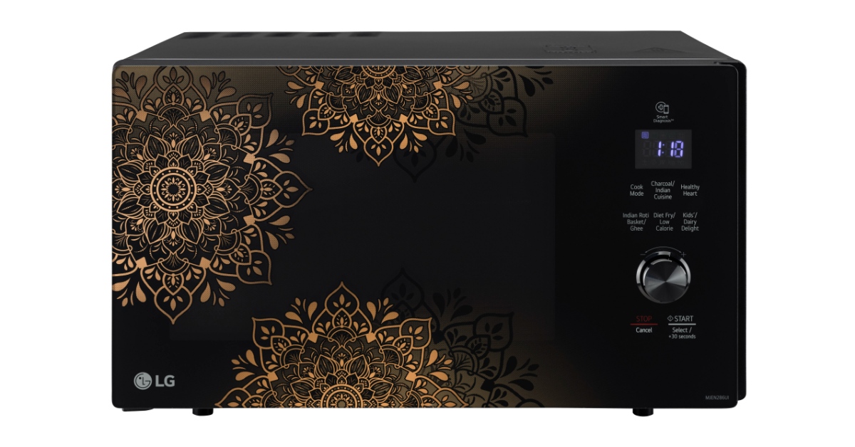 LG launched a new range of Microwave Ovens with a charcoal lighting ...