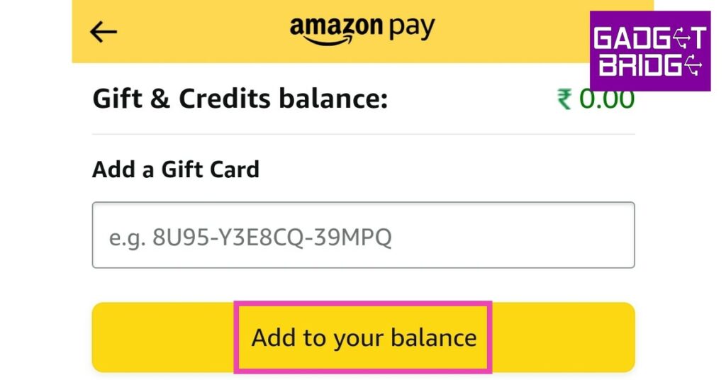 How to redeem an Amazon Gift card?