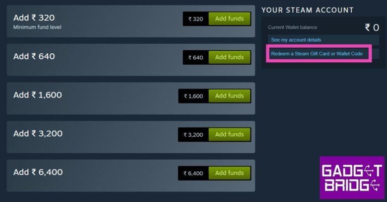 How to buy and redeem a Steam Gift Card or Wallet Code?