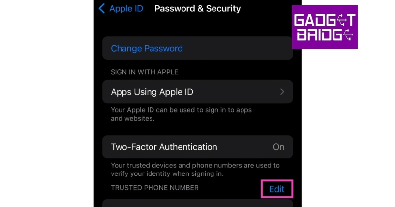 How to change the phone number linked to your Apple ID