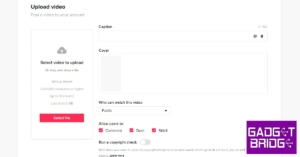 How to upload a TikTok video using a PC or Mac?
