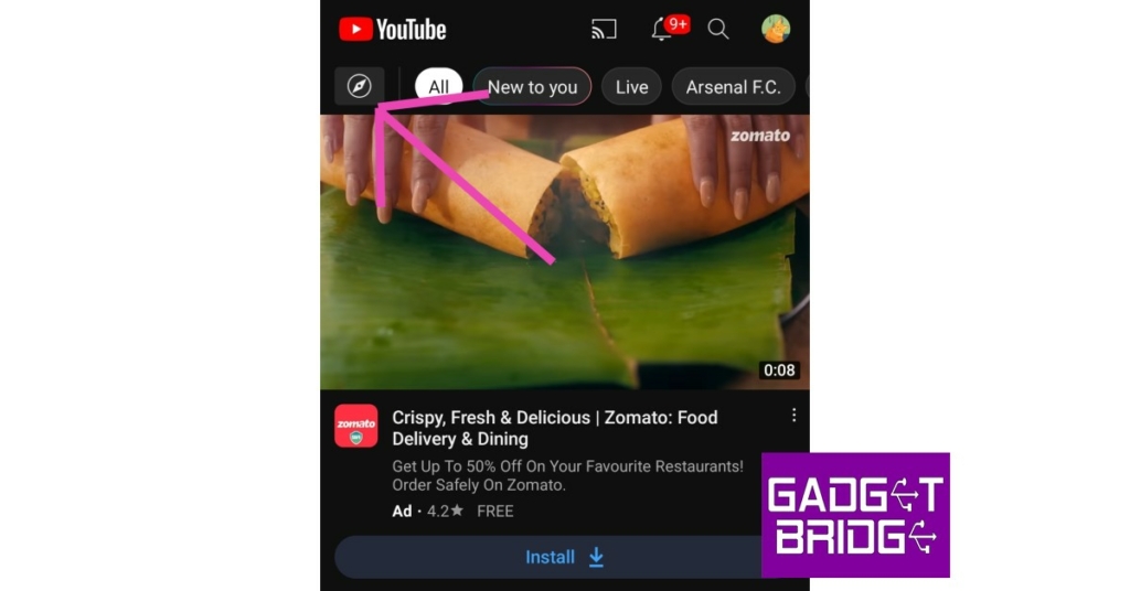 How to access YouTube navigation drawer in Android like a pro?