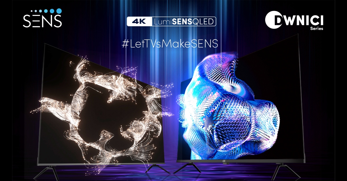 SENS Dwinci QLED Google TV and Pikaso 4K UHD Android TVs launched in India