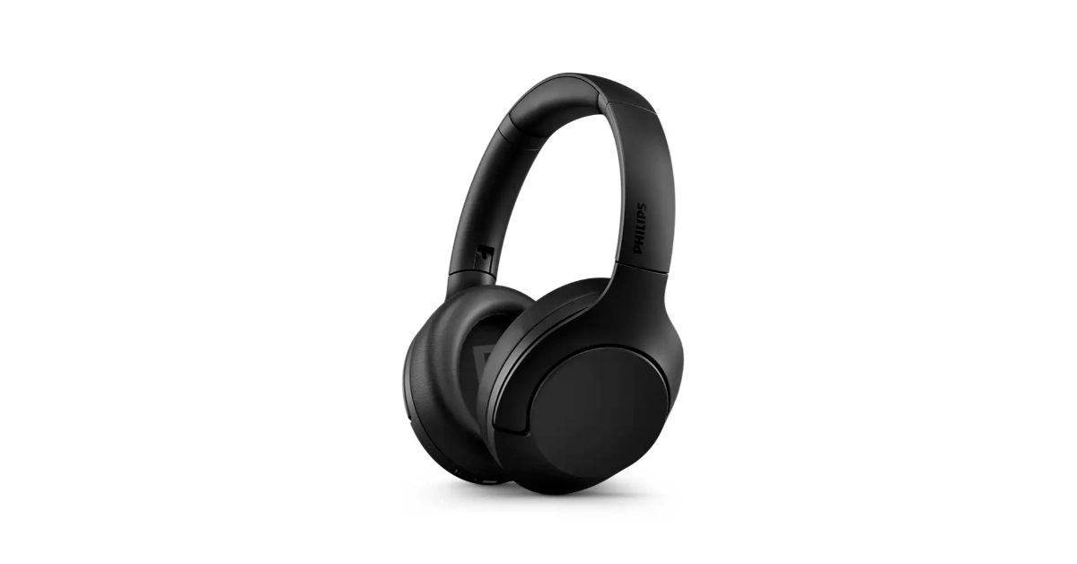 Philips TAH8506BK headphones with hybrid active noise cancellation ...