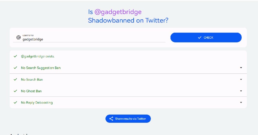How to Check and Remove a Shadowban on Twitter?