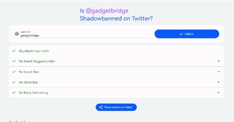 How to Check and Remove a Shadowban on Twitter?