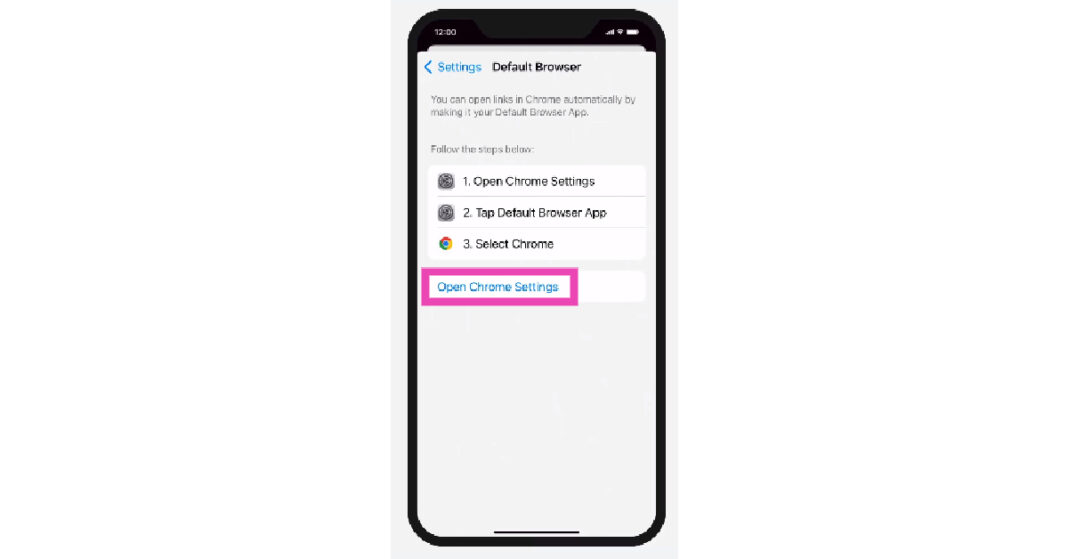 How to Make Google Chrome the Default Browser on iPhone?