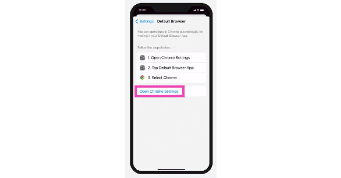 How to Make Google Chrome the Default Browser on iPhone?