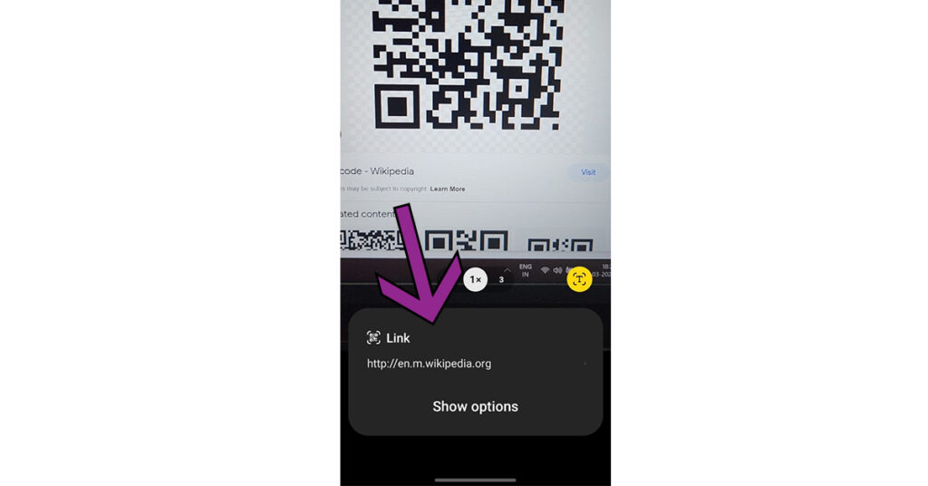 How to scan QR Codes with Android phones without an app?
