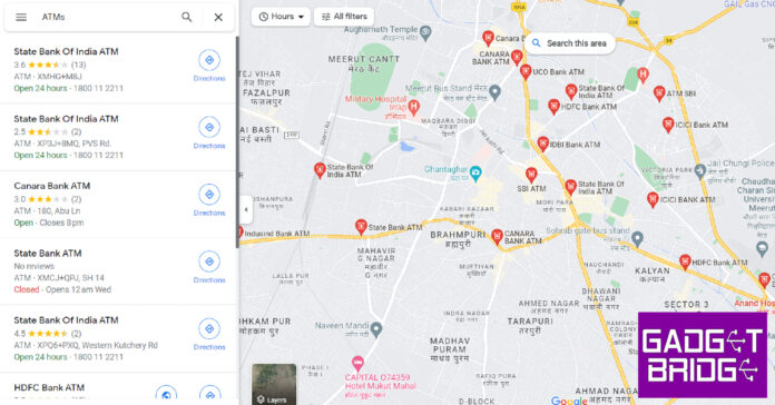 ATM Finder: How to find the nearest ATM using Google Maps?