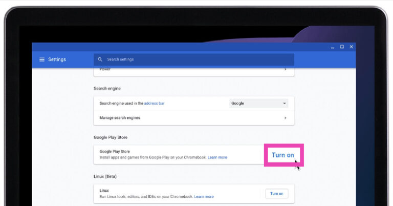 How to enable Google Play Store on a Chromebook?