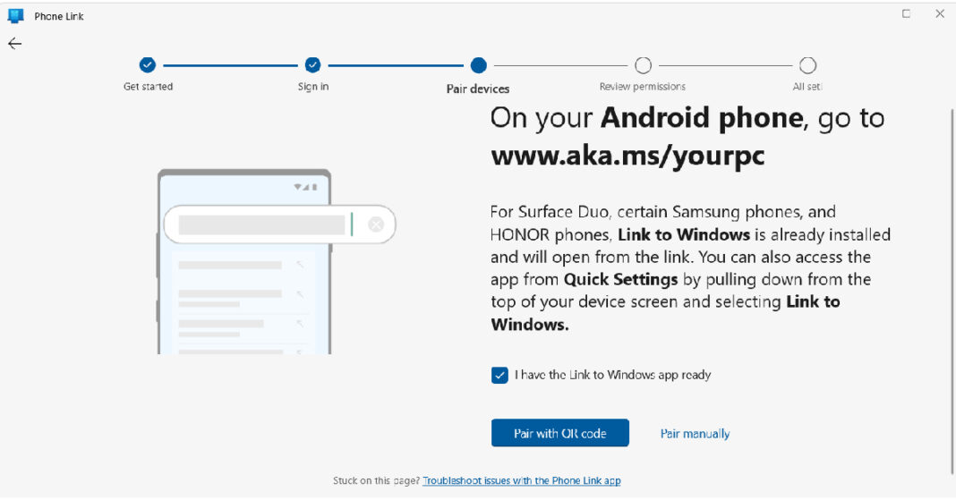 How to Connect Windows 10 and Android smartphone Using Microsoft's ...