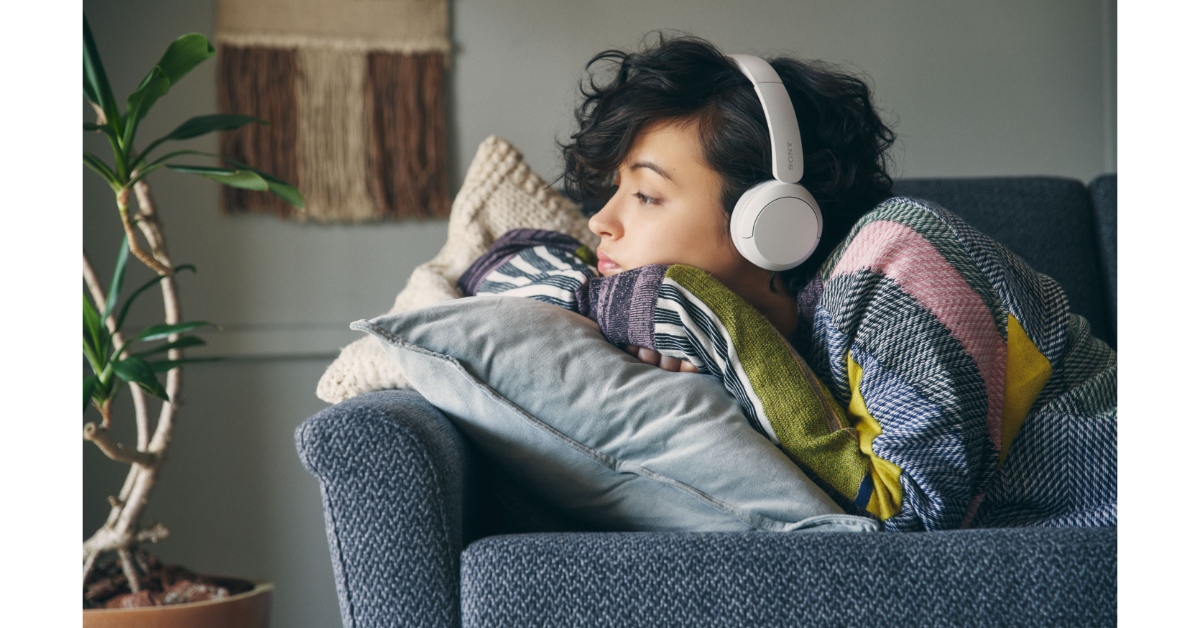 Sony WH-CH520 headphones with 30mm driver and 50 hours of battery life ...