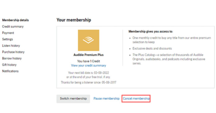 Top Best Way To Cancel Amazon Audible Membership Today