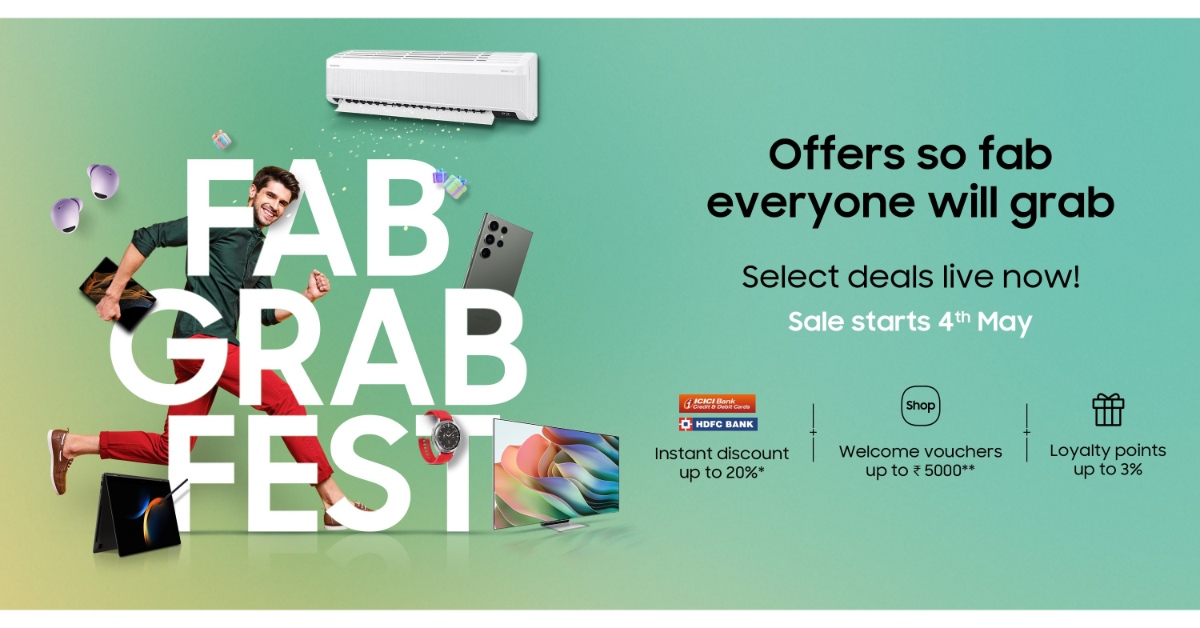 Samsung Fab Grab Fest 2023: Up to 57% off on smartphones, 40% off on ...