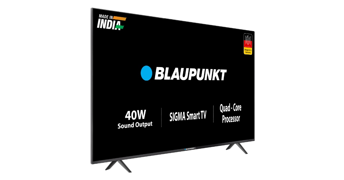 Blaupunkt 40-inch Android TV Sigma Series to launch during Flipkart Big ...