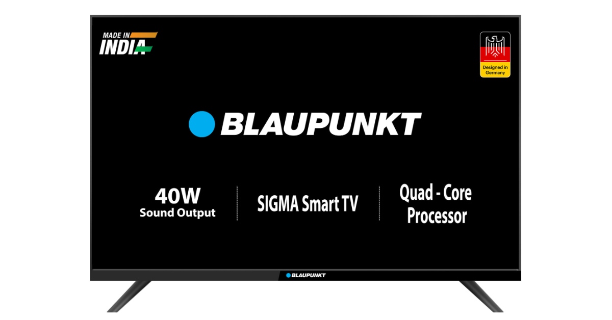 Blaupunkt 40-inch Android TV Sigma Series to launch during Flipkart Big ...