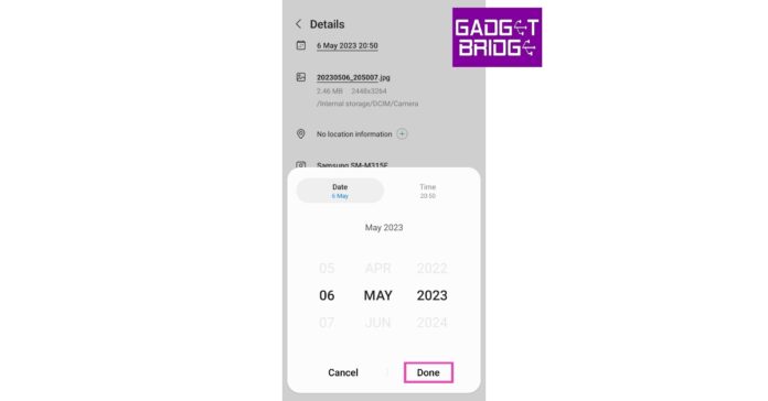 How to Change Photo Date and Time on Android