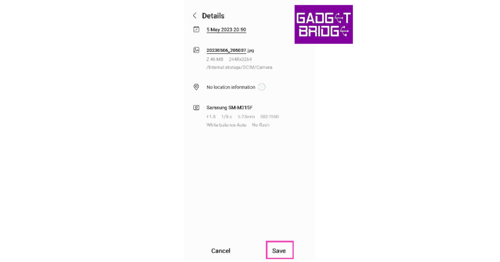 How to Change Photo Date and Time on Android