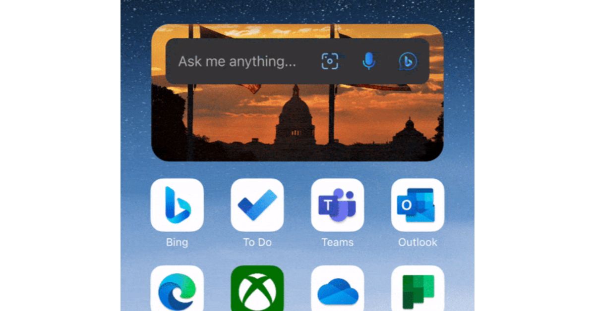 Microsoft's AI-powered Bing Chatbot received a new iOS Widget and more
