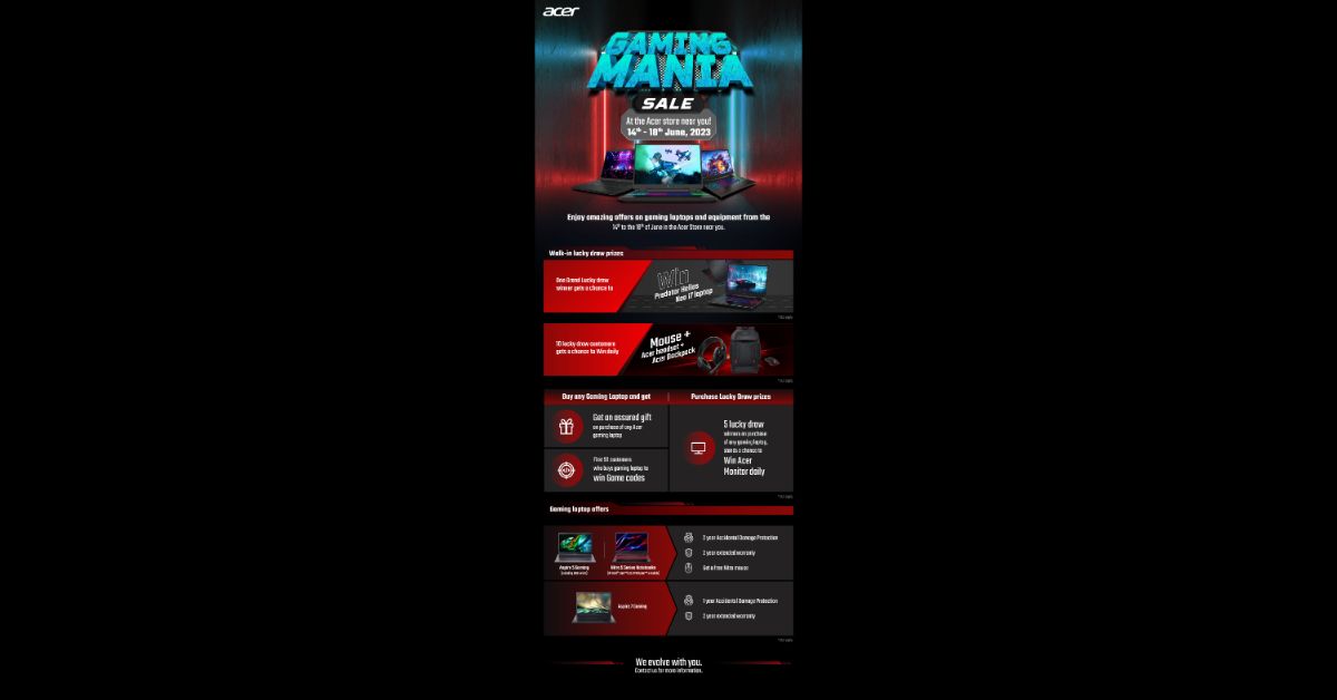 Acer Gaming Mania Sale goes live in India, brings exclusive discounts ...