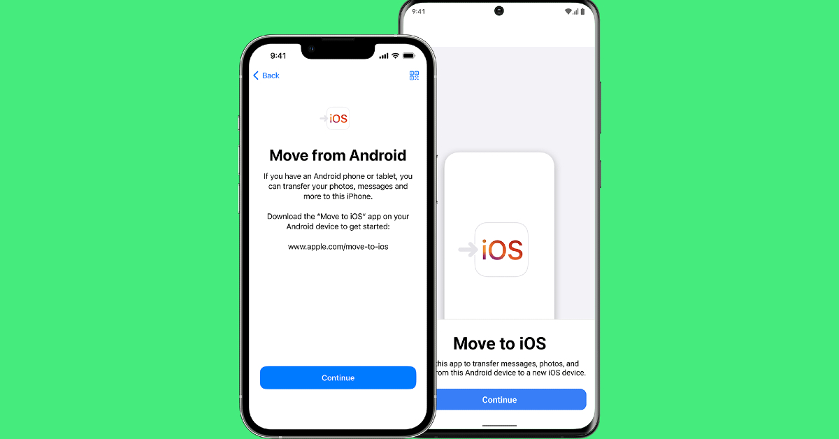 How to transfer data from an Android to an iPhone using Apple Move?