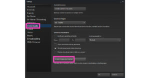 What does clearing Steam’s Download cache do?